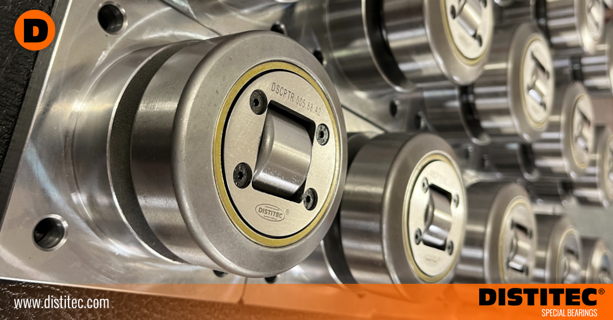Bearings welded on special plates